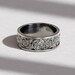 Red Rose Flower Ring Engagement Ring for Men Nature Inspired Birth ...