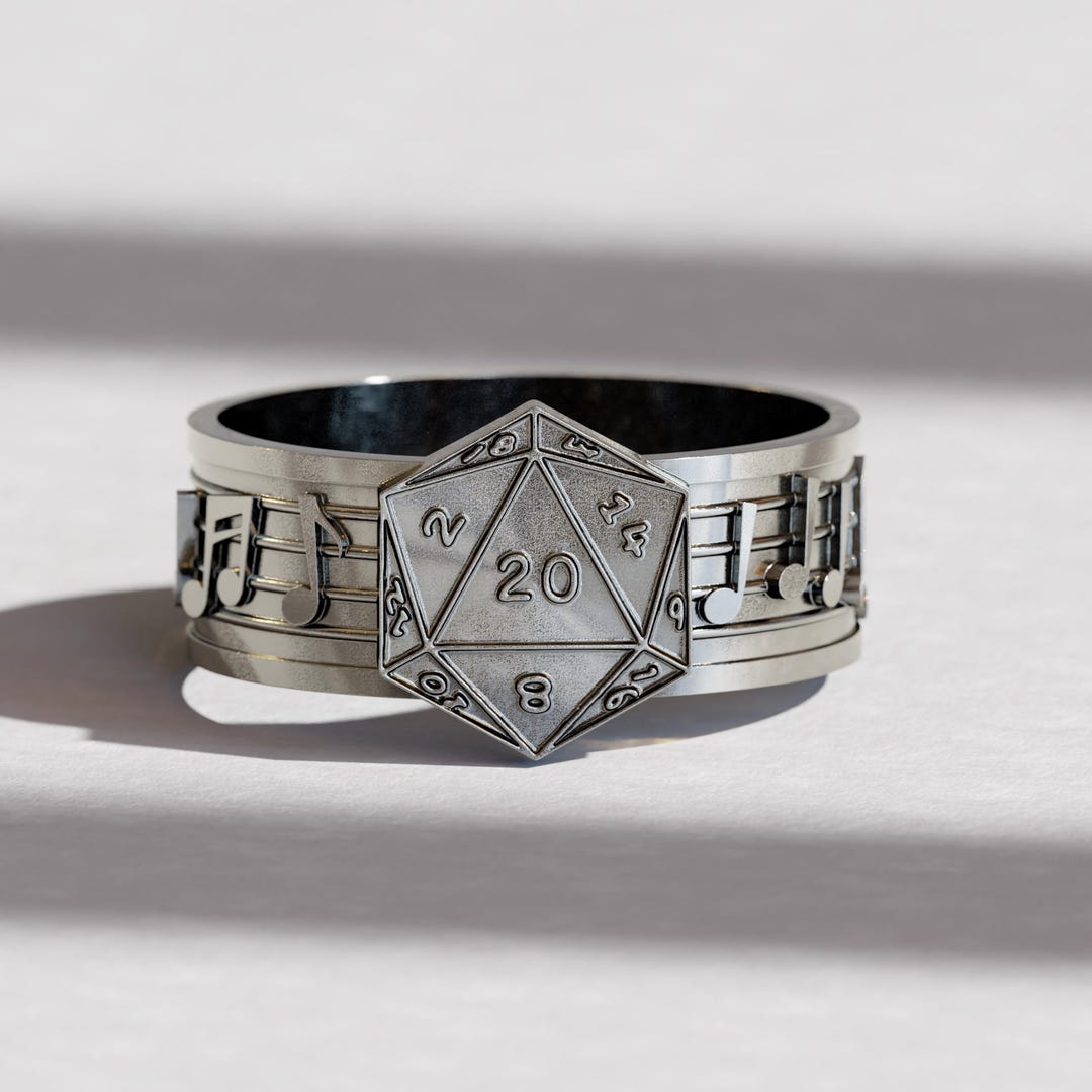Dungeon and Dragons Musical Bard Ring – Enchanted DND Jewelry for RPG ...