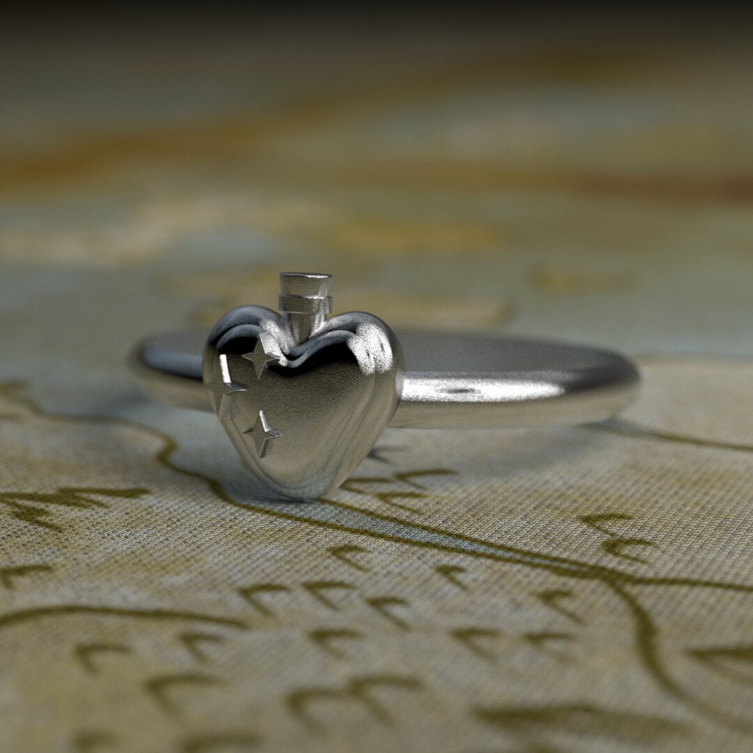 Dnd Dainty Love Potion Ring Dnd Gift for Her Dnd Apothecary DND Jewelry ...