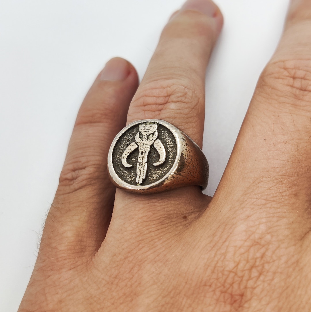 Mandalorian Signet Ring , Boba Fett Star Wars Ring , Star Wars ...