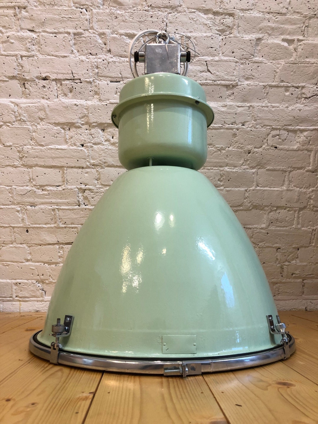 Large Mint Reclaimed Communist Light Fitting - Etsy