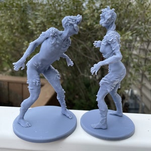 Clicker Infected Male and Female, the Last of Us 2 - 3D Resin Printed ...