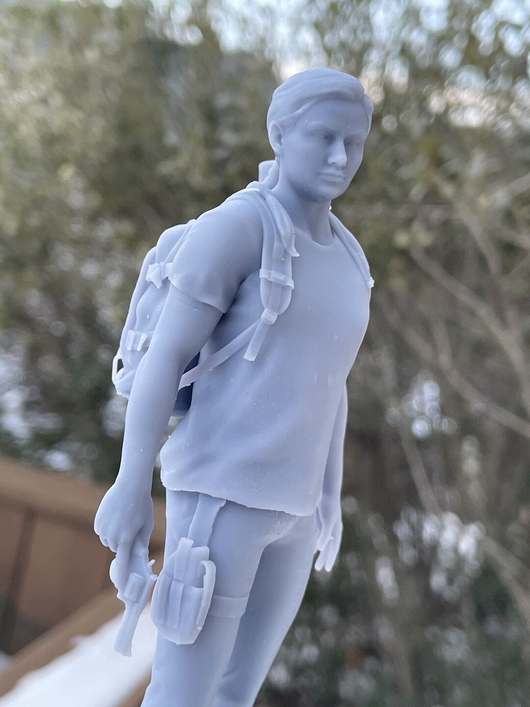 Abby Santa Barbara Figurine, 3D Resin Printed Statue - the Last of Us 2 ...