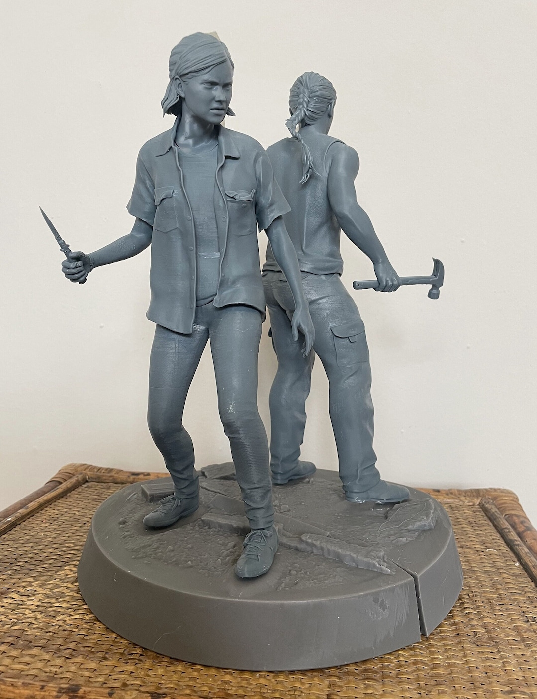 Ellie and Abby Dual Statue, Large Version (1/6th) - Premium 3D Resin ...