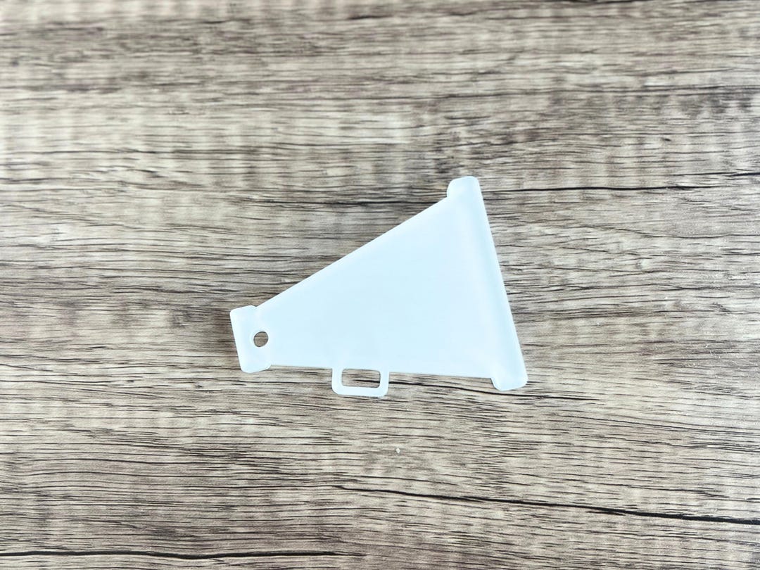 Megaphone Keychain Blank - Sublimation Acrylic Blank Acrylic ...