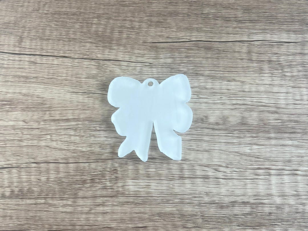 Pencil Bow Keychain Blank - Sublimation Acrylic Blank - Sublimation ...