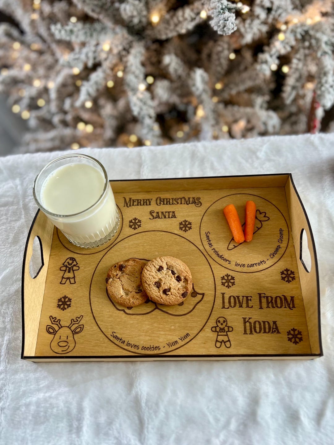 Christmas Eve Santa Tray – Personalized & Non-personalized Options ...