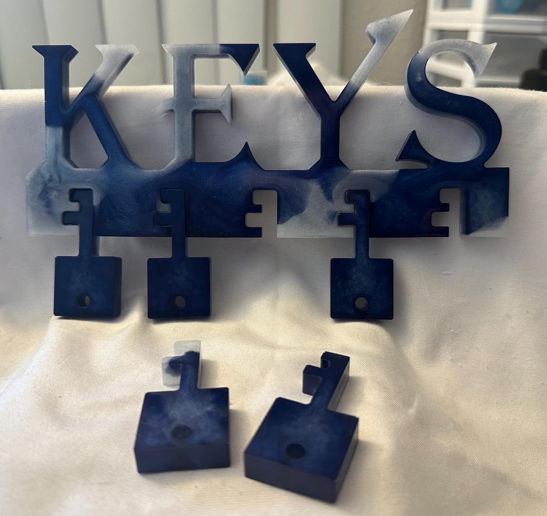 Resin Keys Sign - Etsy
