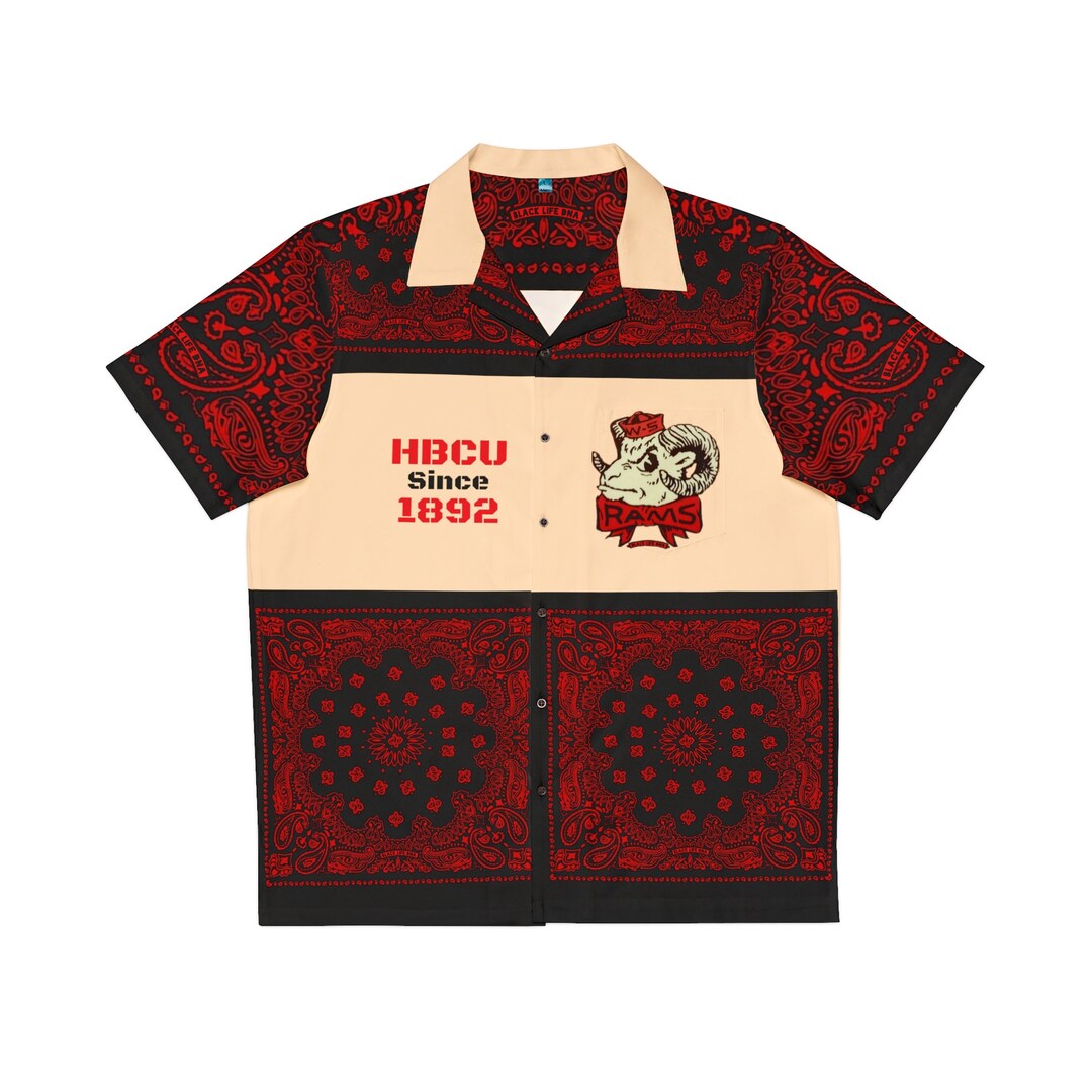 WSSU Old School RAM cream Button up Shirt - Etsy