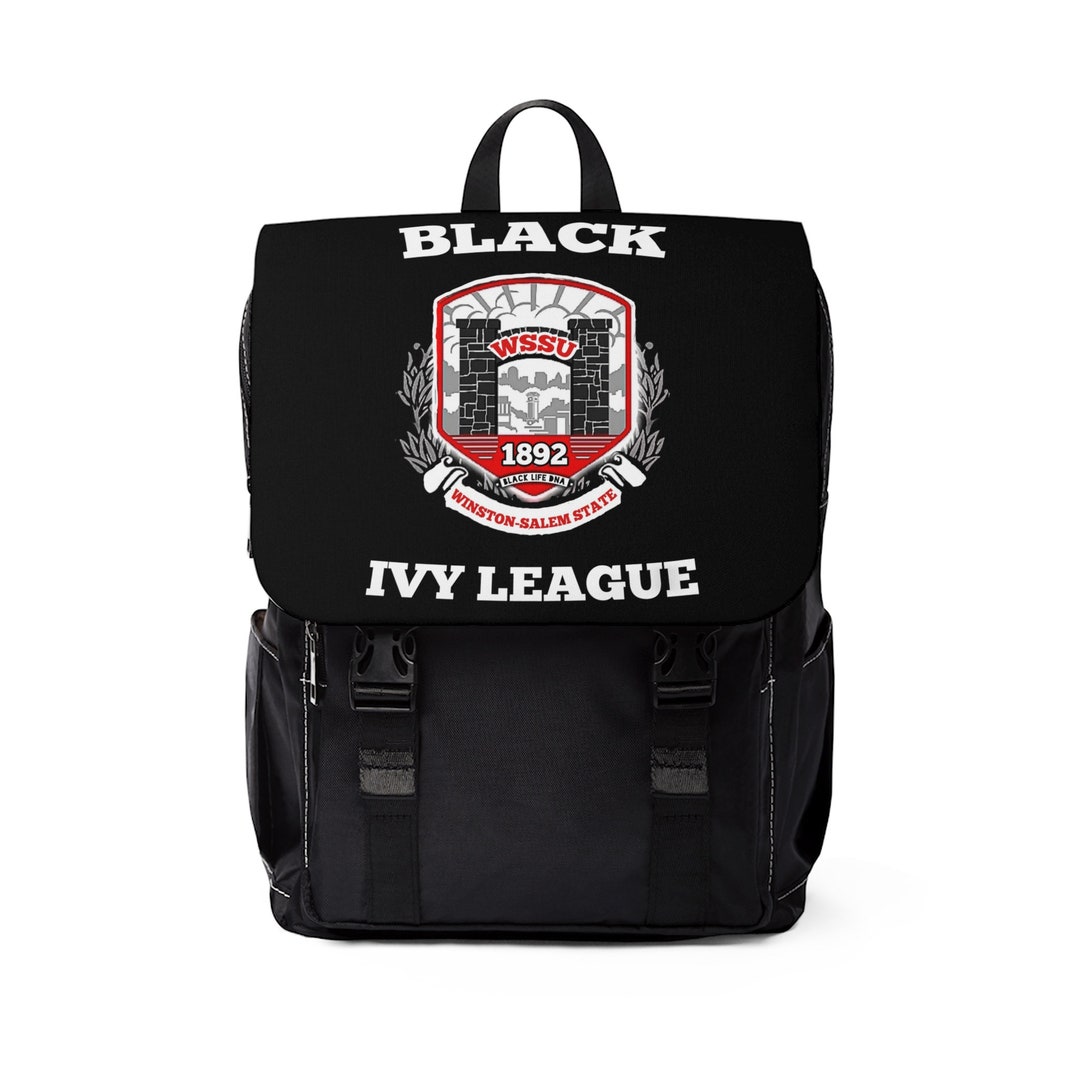 WSSU BLACK IVY League Casual Flap Backpack - Etsy