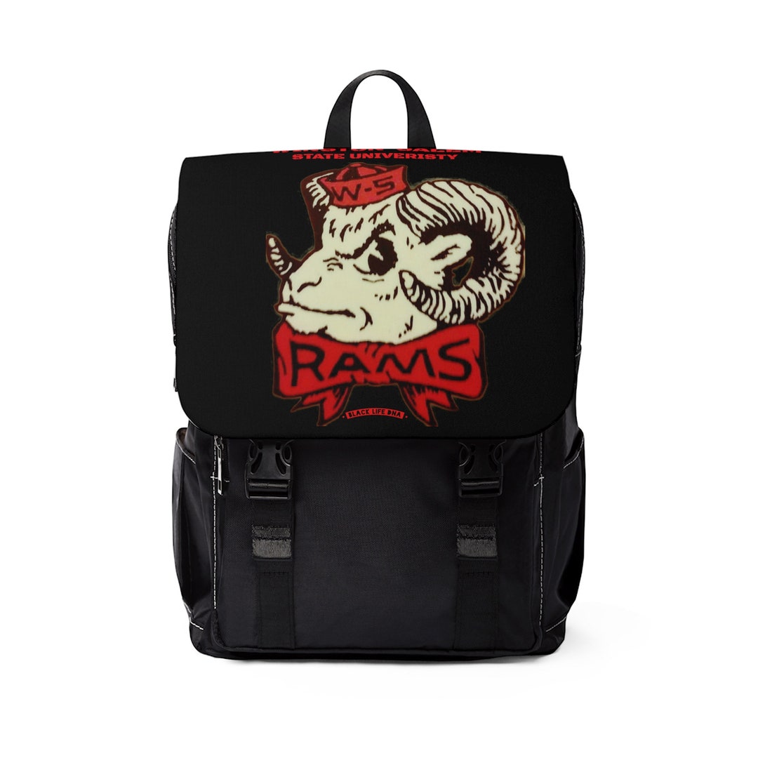 WSSU Old School RAM Casual Flap Backpack - Etsy