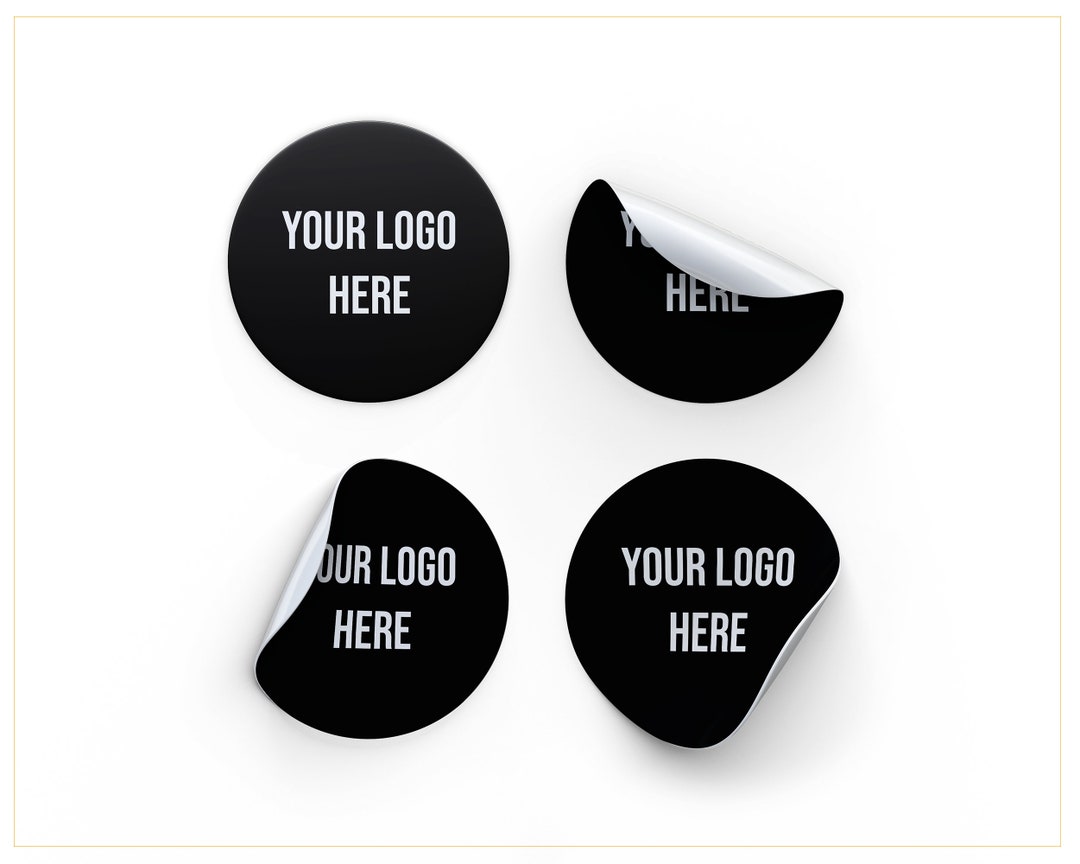 Custom Round Logo Business Stickers | Various Sizes | Packing Labels ...