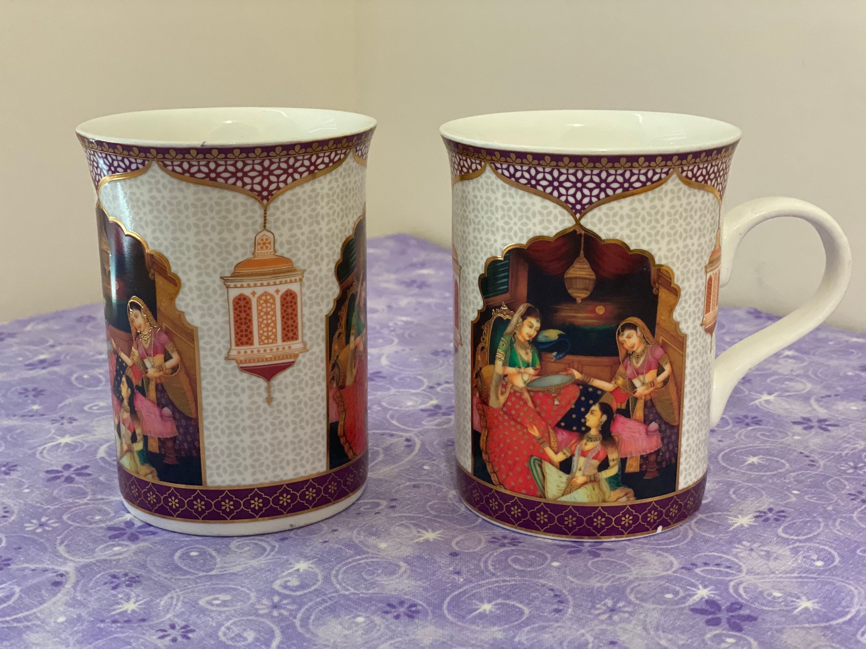 Indian Traditional Design Coffee Mugs - Etsy