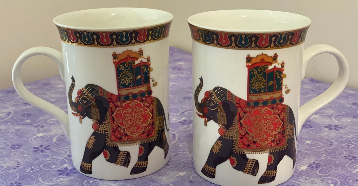 Indian Traditional Design Coffee Mugs - Etsy