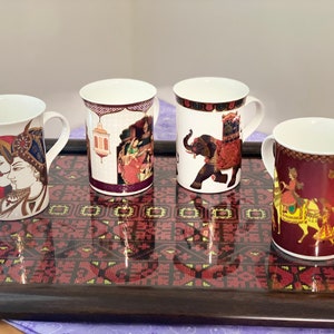 Indian Traditional Design Coffee Mugs - Etsy