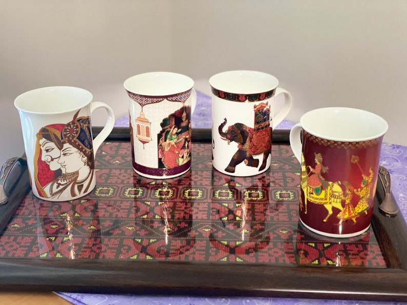 Indian Traditional Design Coffee Mugs - Etsy