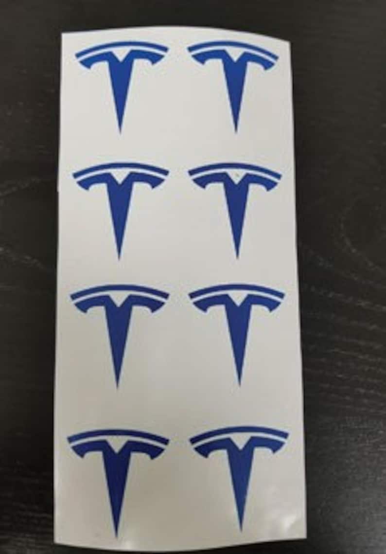 Tesla 8pc Decal, Tesla Stickers, Decals for Cars, MacBook Decal ...