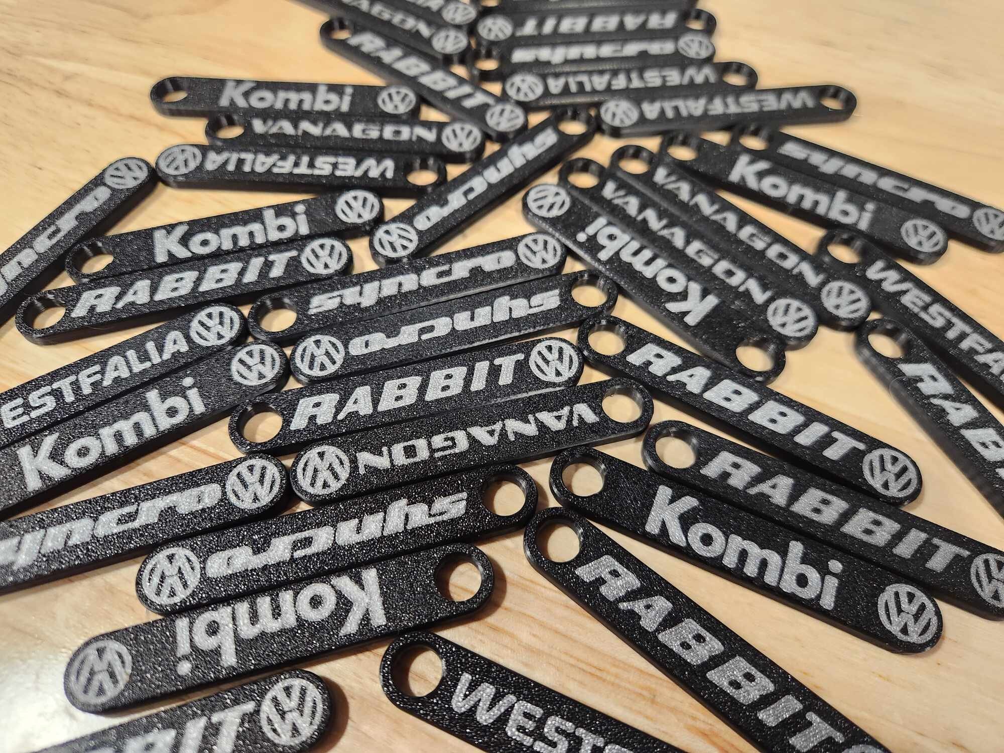 VW Keychains 3D Printed Multi Color - Etsy