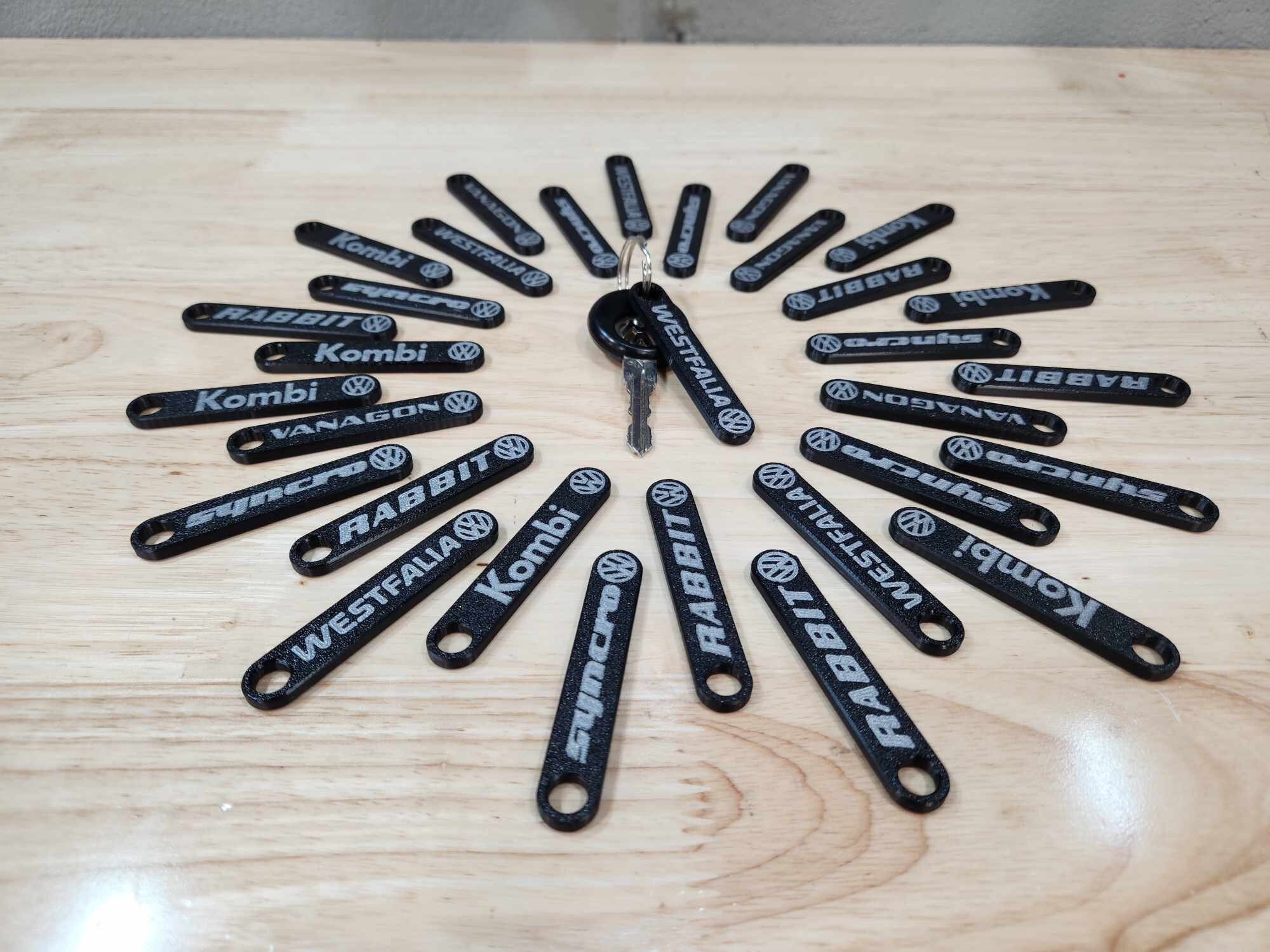 VW Keychains 3D Printed Multi Color - Etsy