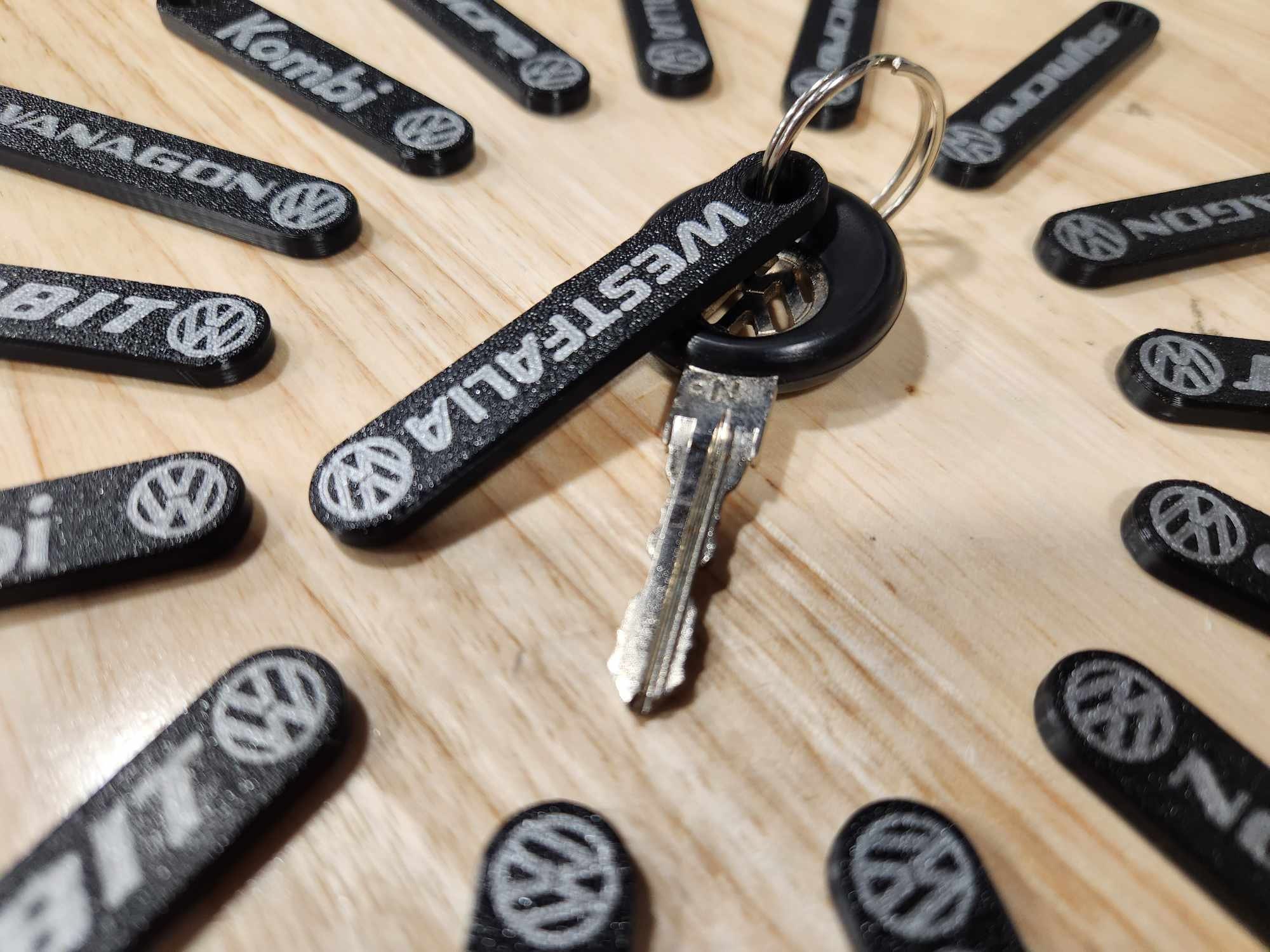 VW Keychains 3D Printed Multi Color - Etsy