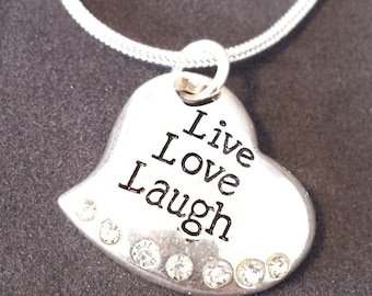 Live Necklace - Etsy