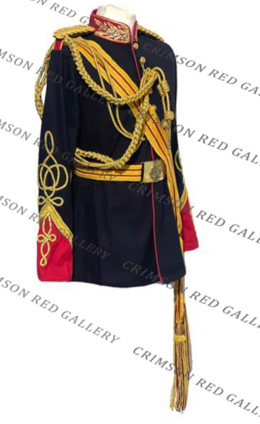 Victorian Uniform With Adjustable Cross Chest Sash ,gold Belt and ...