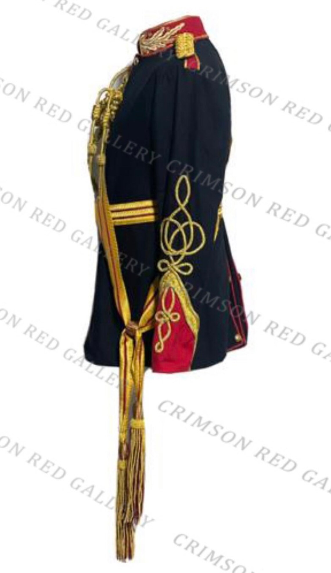Victorian Uniform With Adjustable Cross Chest Sash ,gold Belt and ...
