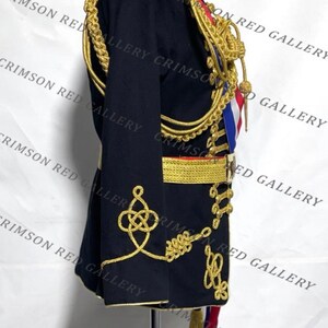 Ceremonial Military Jacket With Adjustable Gold Belt Sash and Buckle ...