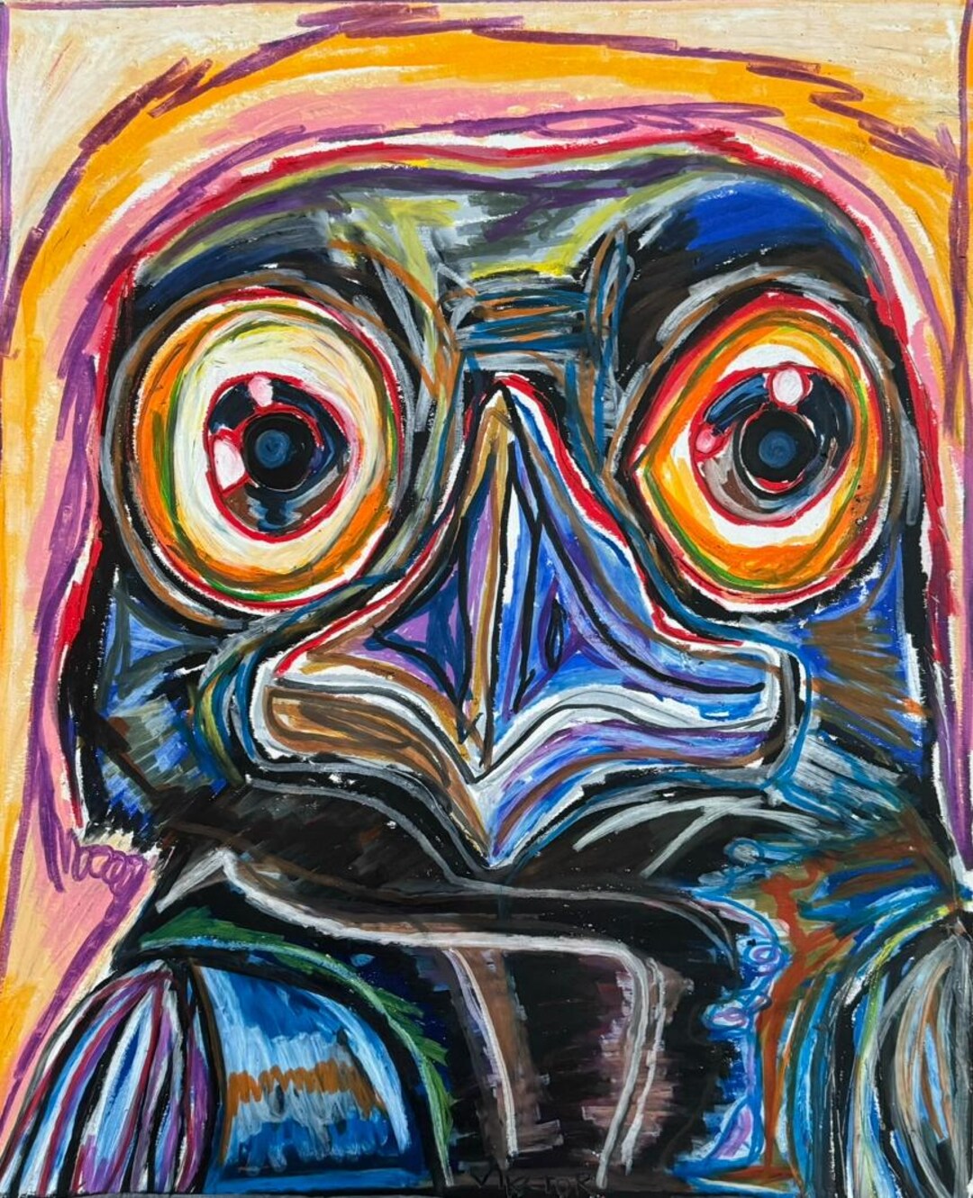 Crow Pop Art Prints, ANIMAL Canvas Print, Colorful Poster, Animal Wall ...