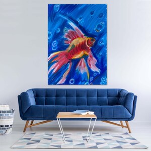 Goldfish - Animal Pop Art Prints, ANIMAL Canvas Print, Colorful Poster ...