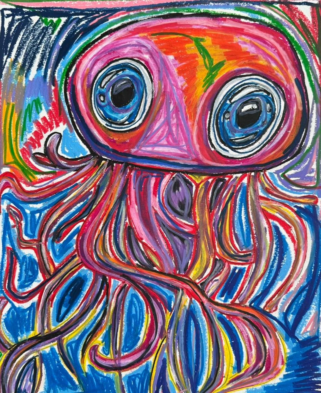 Jellyfish - Animal Pop Art, ANIMAL Canvas Print, Colorful Poster, FISH ...