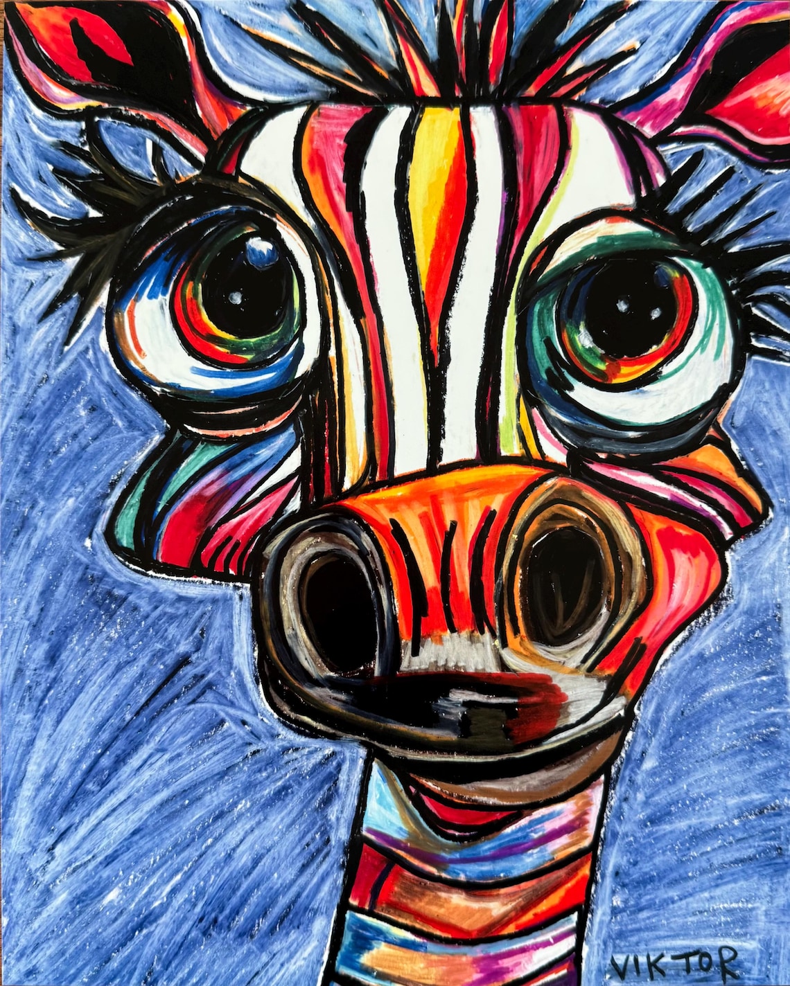 Zebra Art Print | Jungle Wall Art | Modern Boho Artwork | Zebra Poster ...