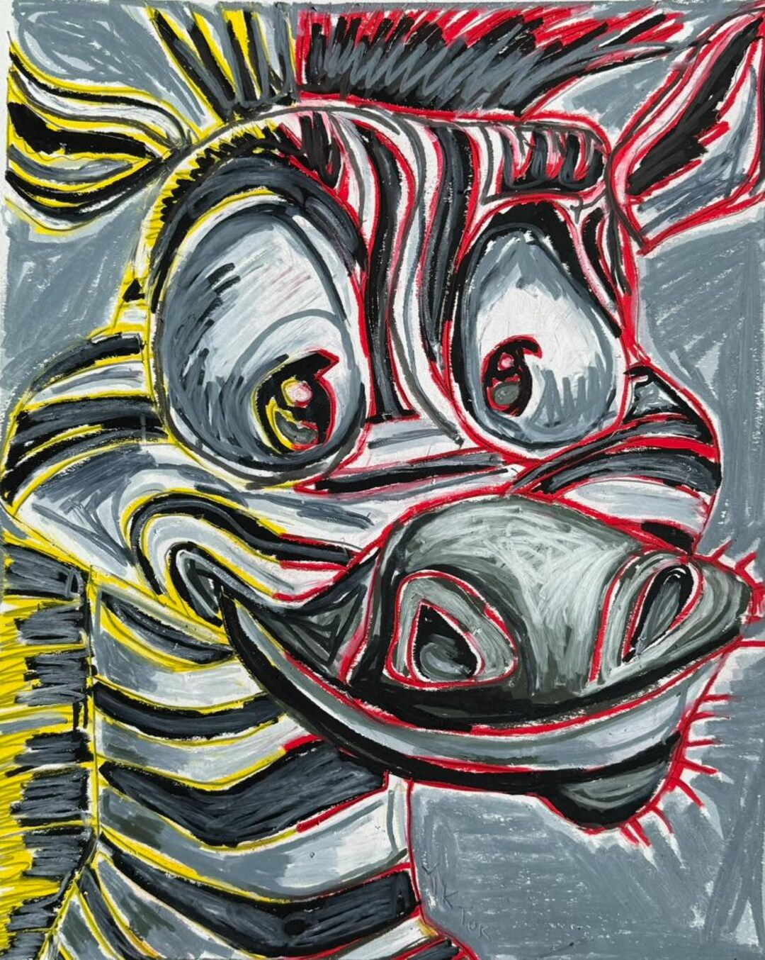 ZEBRA - Animal Pop Art Prints, ANIMAL Canvas Print, Colorful Poster ...