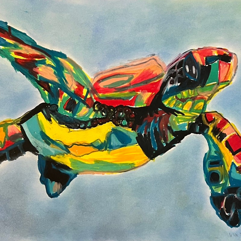Turtle Art - Etsy