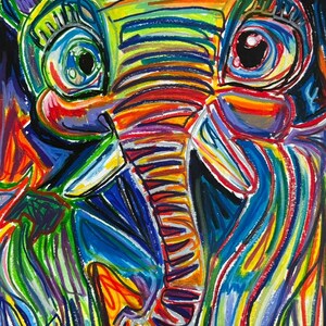 Elephant - Animal Pop Art Prints, ANIMAL Canvas Print, Colorful Poster ...