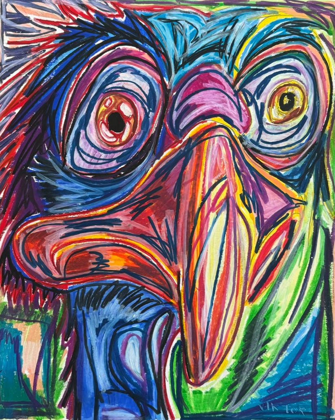 Parrot - Animal Pop Art, Bird Print, ANIMAL Canvas Print, Colorful ...