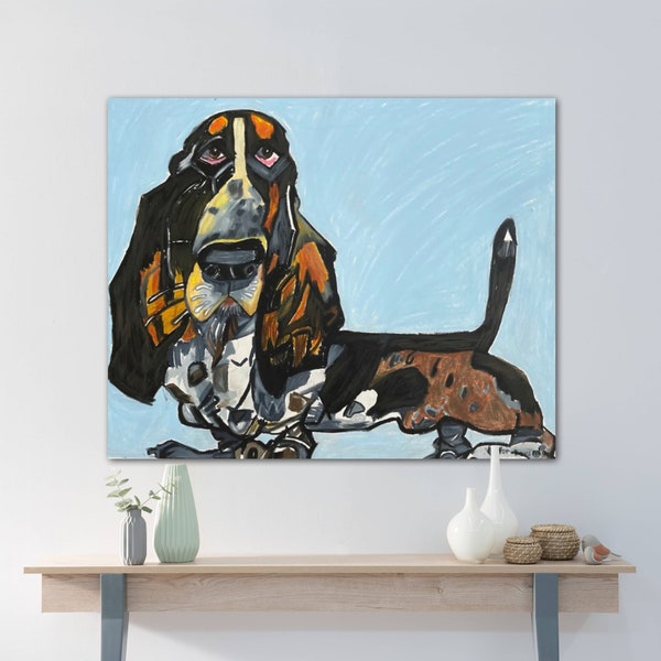 Basset Hound Print - Etsy