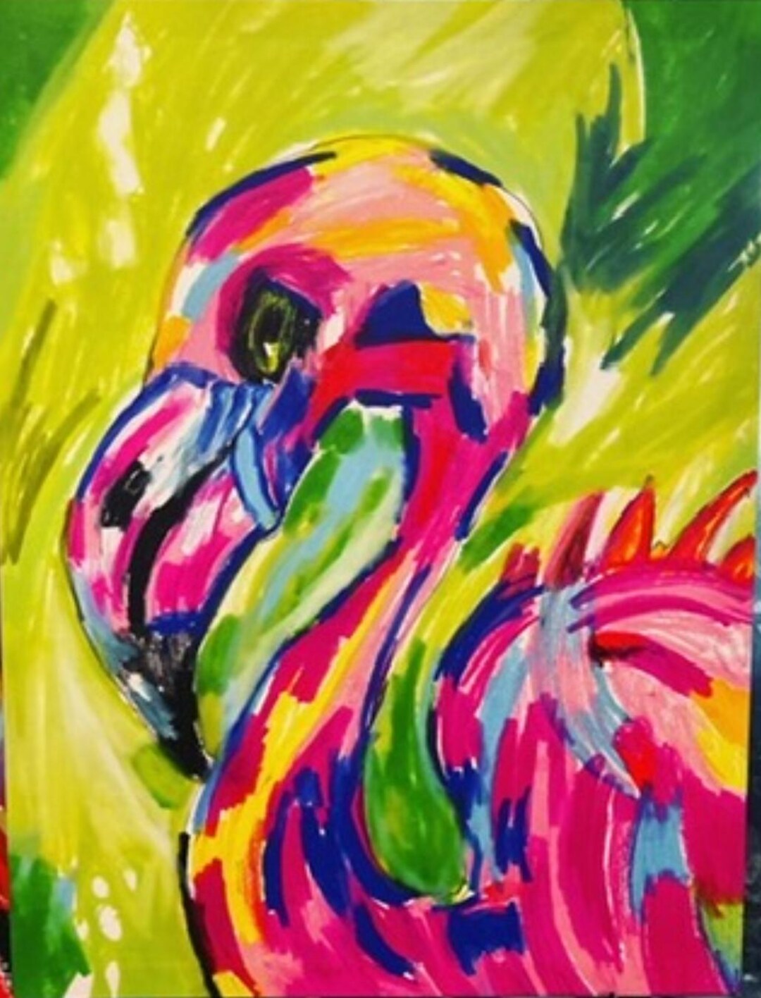 Flamingo Animal Pop Art Prints, ANIMAL Canvas Print, Colorful Poster ...