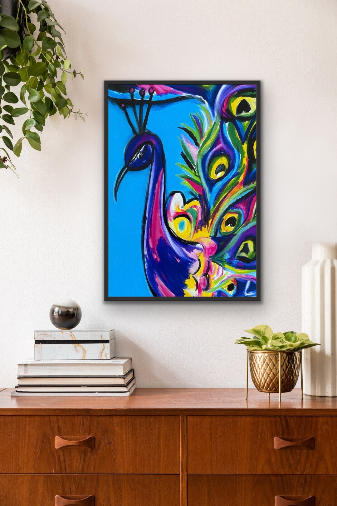 Peacock Vintage Print Peacock Poster Peacock Art Peacock - Etsy