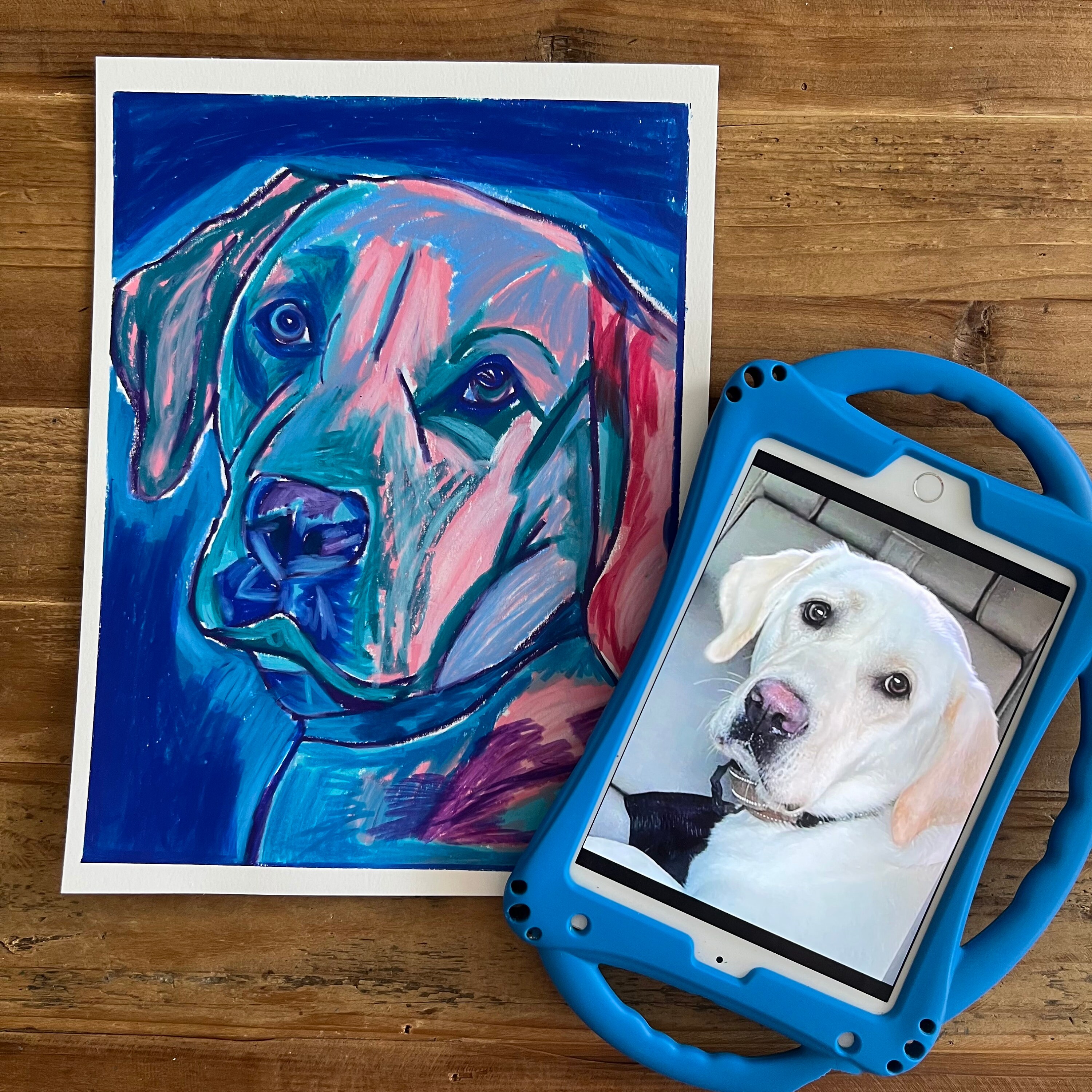 Custom original oil pastels artwork (more sizes available 200-500 ...