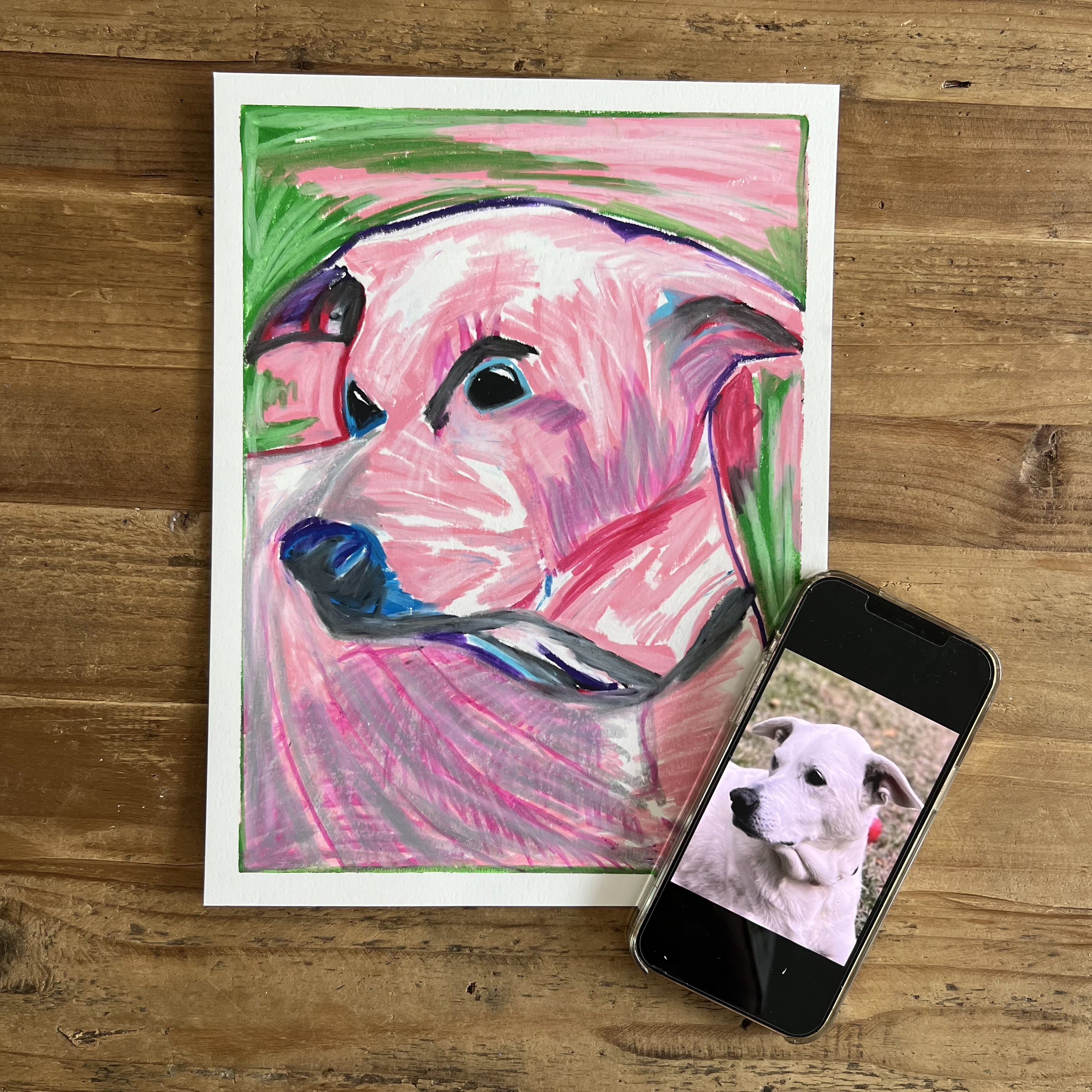 Custom original oil pastels artwork (more sizes available 200-500 ...