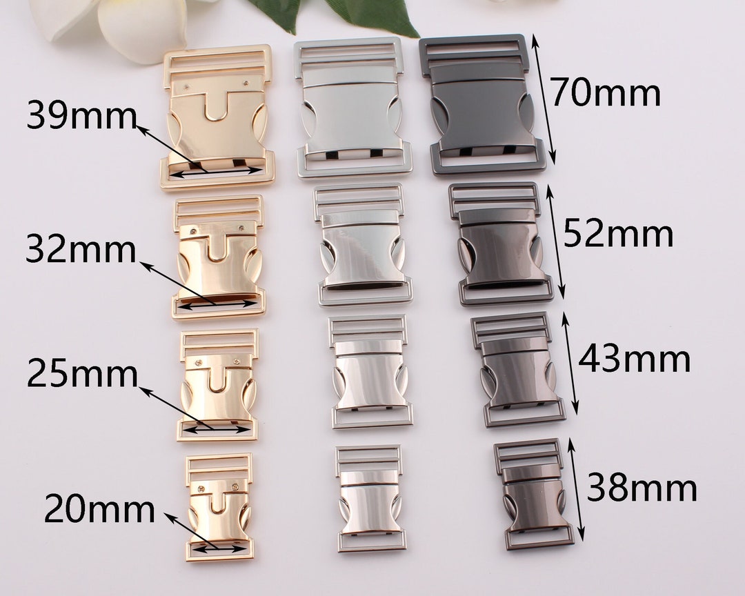 20-39mm Inner Side Release Buckle,metal Release Belt Buckle,adjustable ...