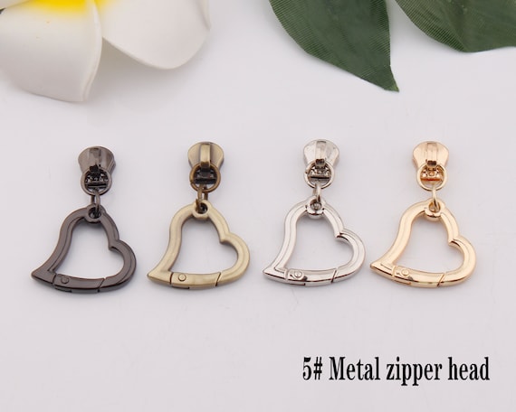 Metal Zipper Head 5 Zipper Slider Head for Metal Zipper Teeth - Etsy