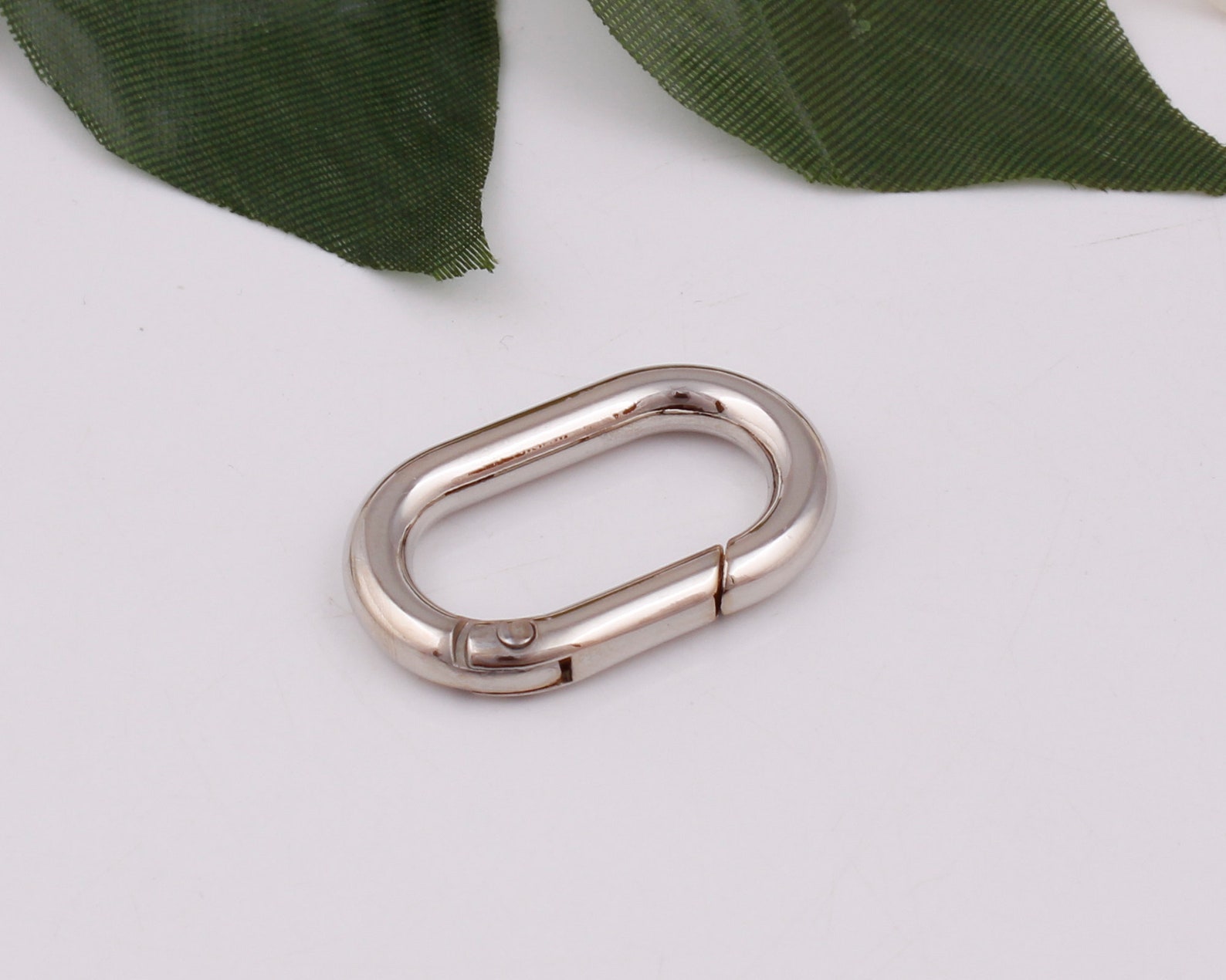 25mm Inner 1 Oval Spring O Ring Clasps Metal O Rings - Etsy