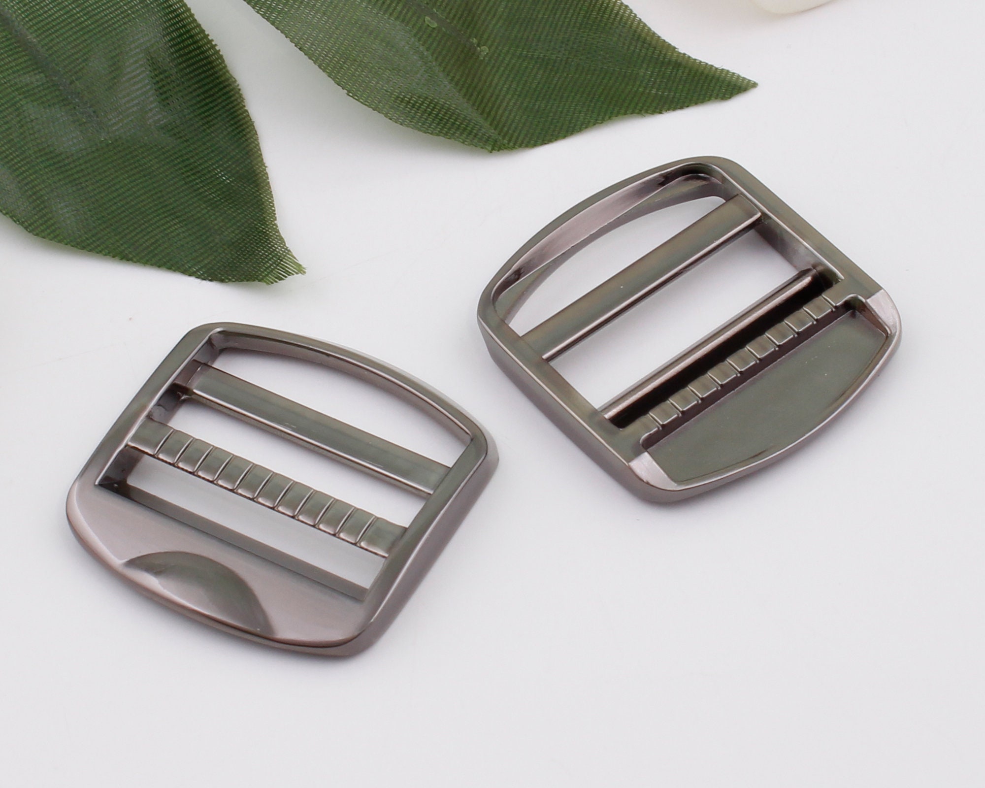32mm Inner 1.25“ Metal Adjuster Slide Buckle Belt Regulator Bag Slide ...