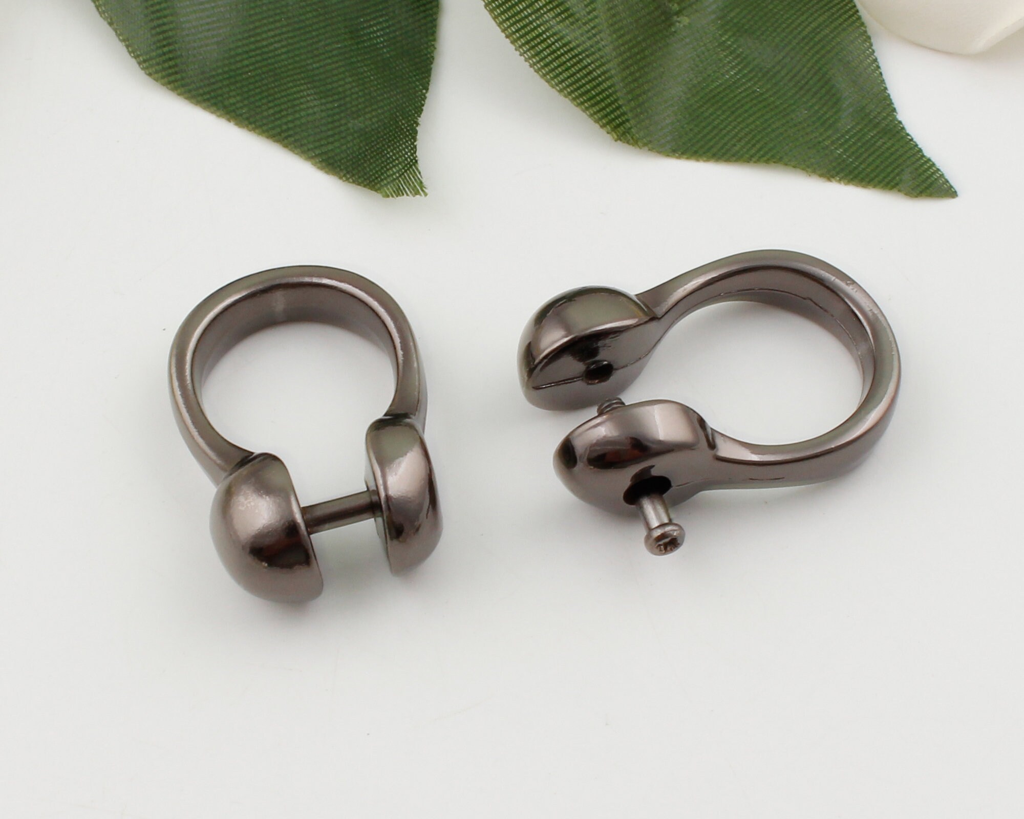 8mm Inner Metal D Ring Horseshoe D Ring Screw D Ring Bag Connector U ...