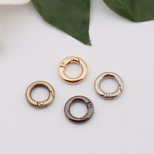 10mm Inner Round Spring O Ring Clasps Metal O Rings Round Ring Spring ...