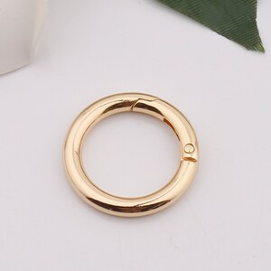 1 Inch 25mm Inner Round Spring O Ring Clasps Metal O Rings Round Ring ...