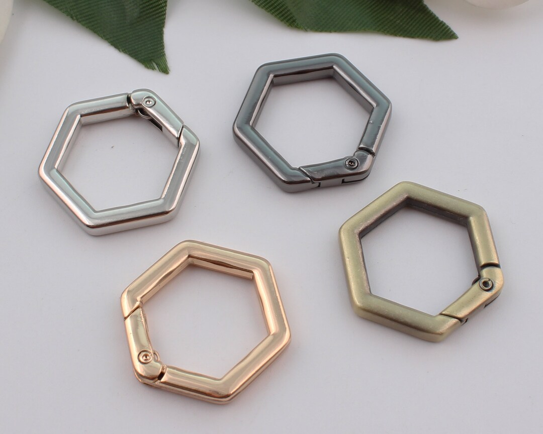 3/4 Inch 19mm Inner Hexagonal Spring O Ring Clasps Metal O Rings Round ...