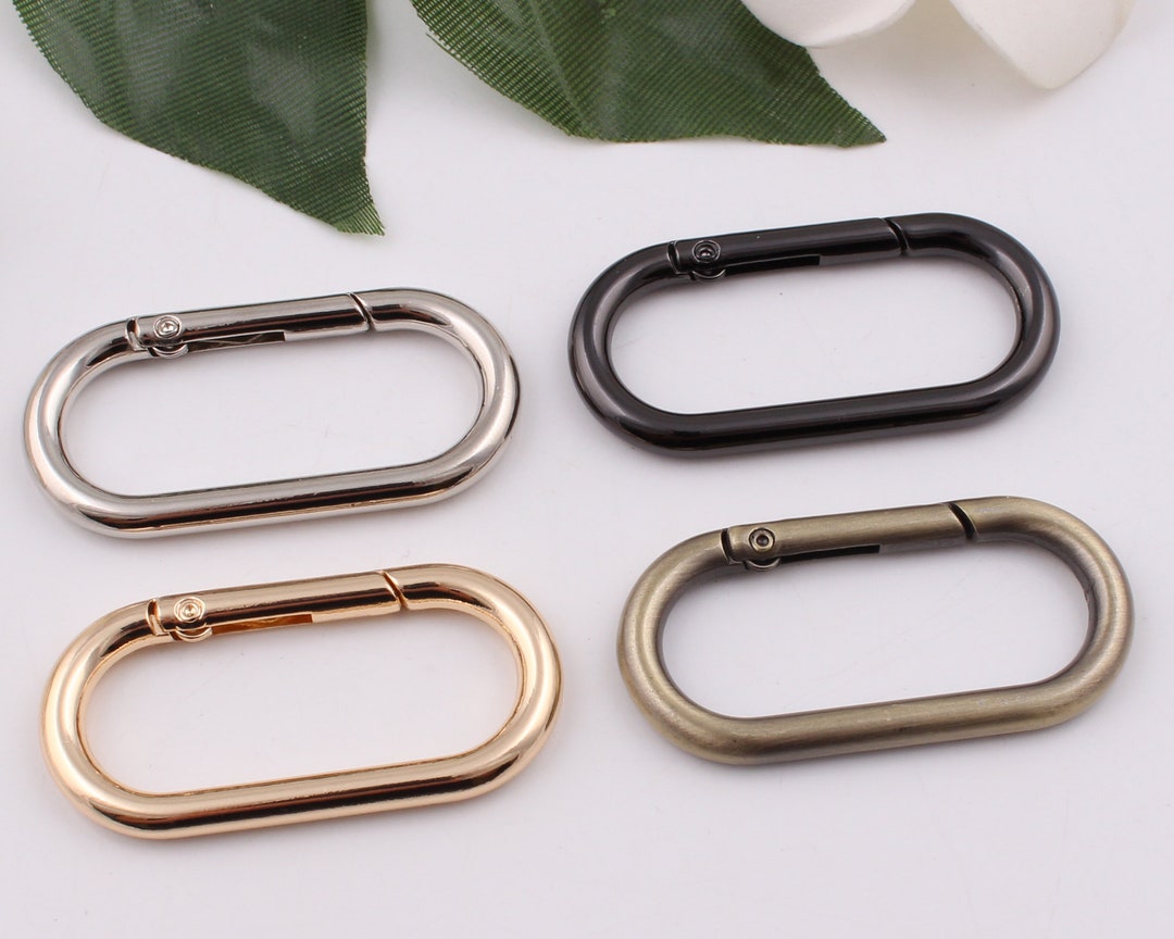 40mm Inner Oval Spring O Ring Clasps Metal O Rings Round Ring Spring ...